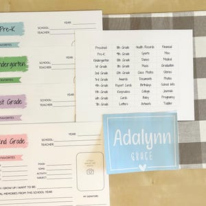 Storage File Box Kit DIY for Kids School Art and Memory Box ...