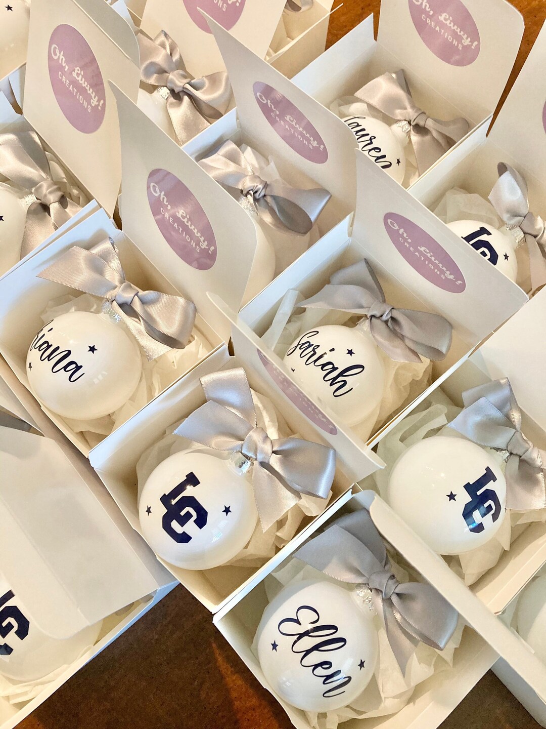 Team Christmas Ornaments, Team Gifts, Custom Ornaments for Teams, Kids ...