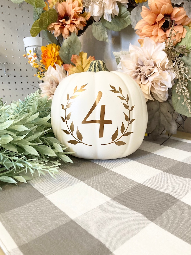 Table Numbers for Fall Wedding Decor Centerpieces for Fall - Etsy