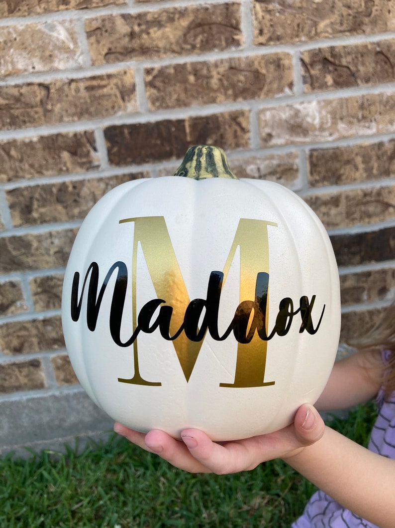 Small Pumpkins Personalized With Names Fall Decor Pumpkins - Etsy