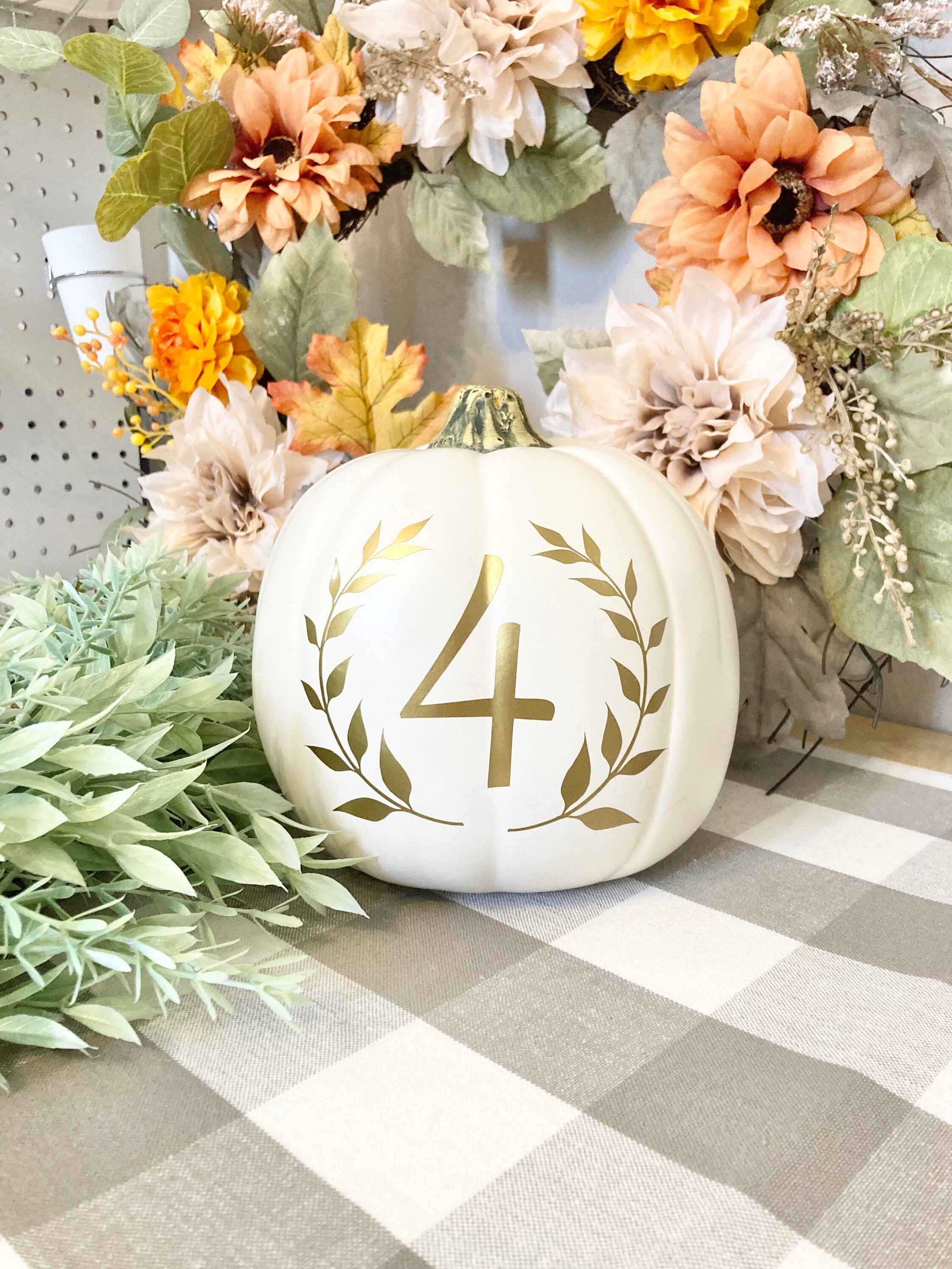 Table Numbers for Fall Wedding Decor, Centerpieces for Fall Wedding and ...