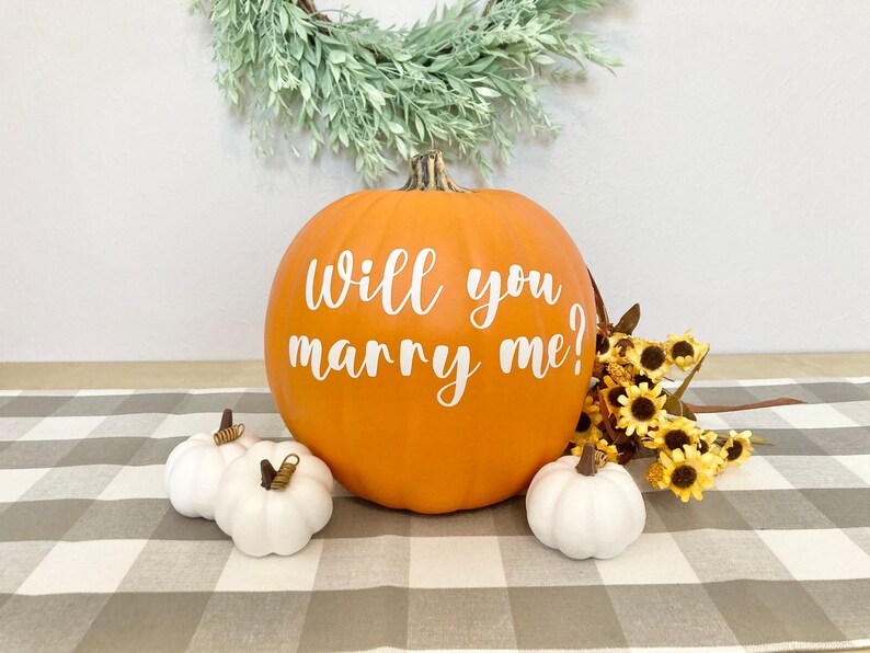 Fall Proposal Pumpkins: Will You Marry Me, Engagement Photoshoot ...