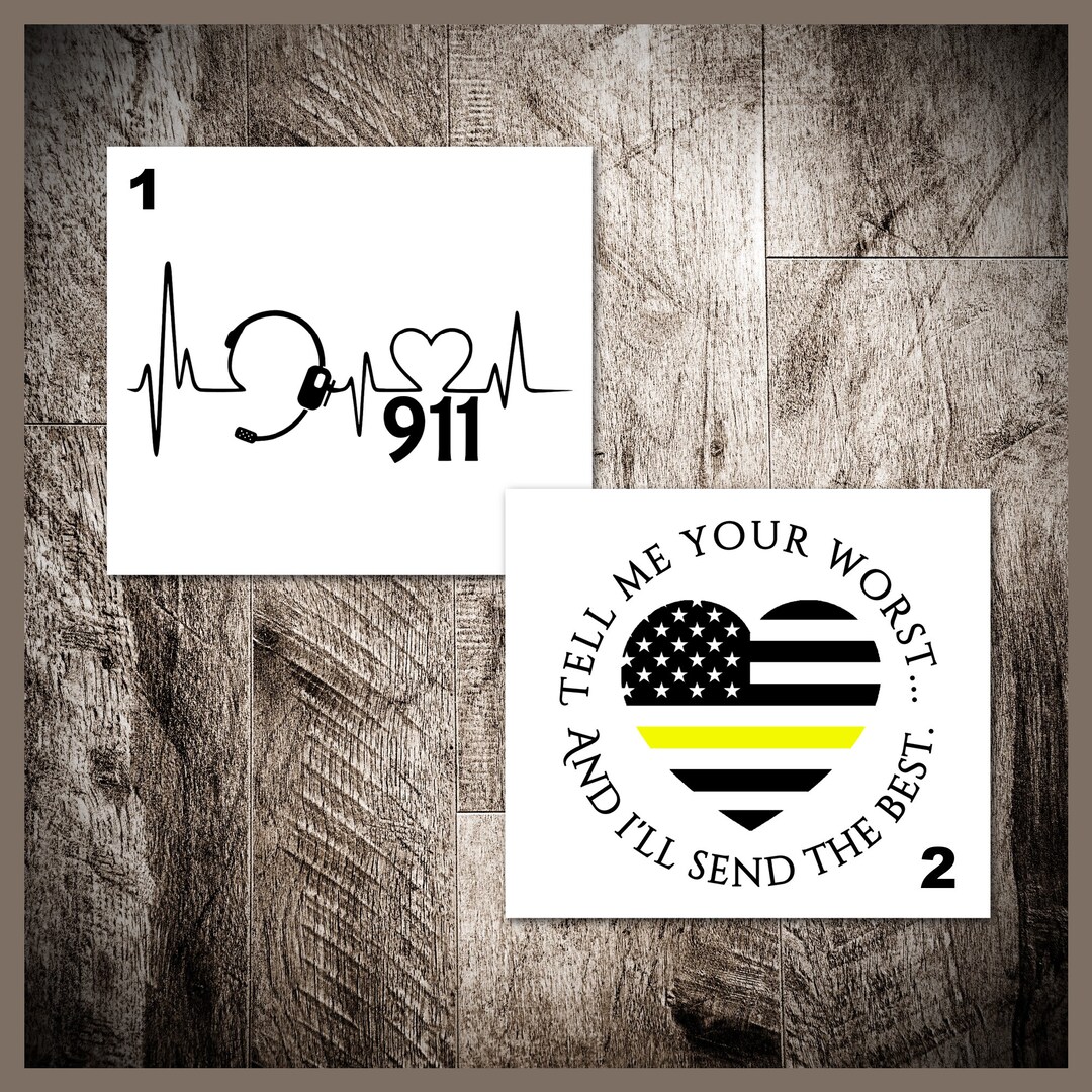 911 Dispatcher - Yellow Line - Heartbeat - Etsy