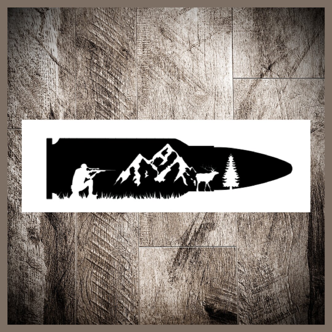Bullet Hunting Decal 2 - Etsy