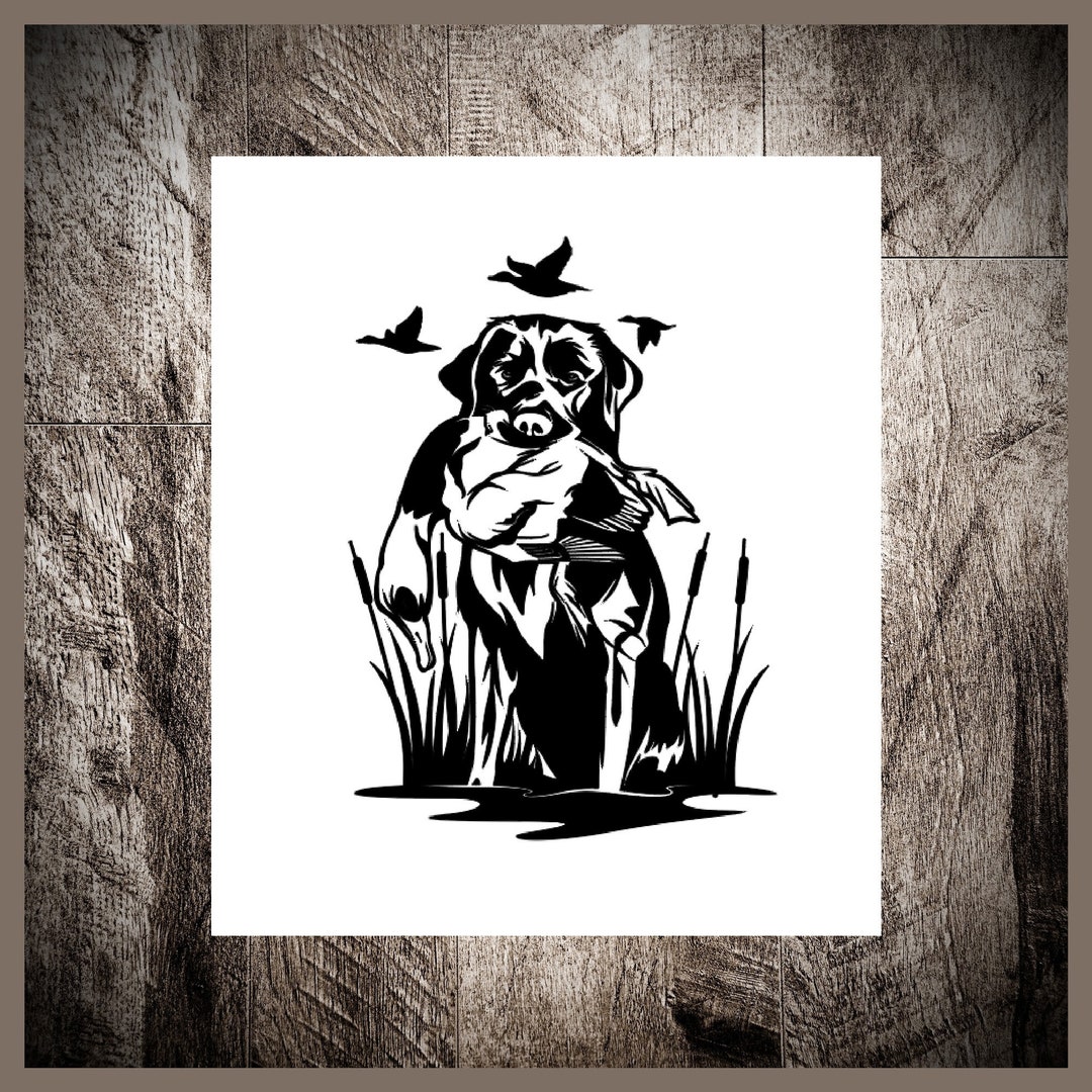 Duck Hunting With Dog Decal - Etsy
