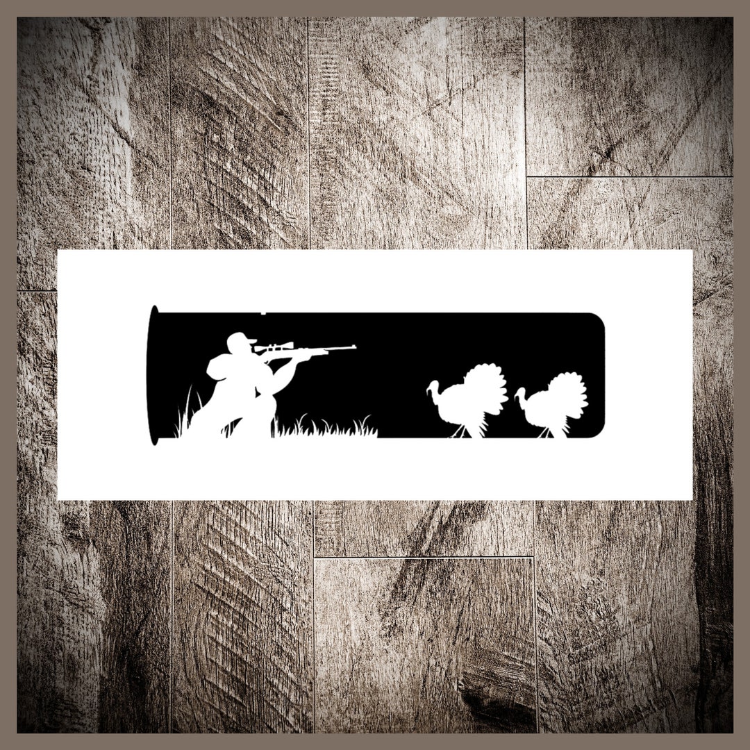 Turkey Hunting Bullet Decal - Etsy