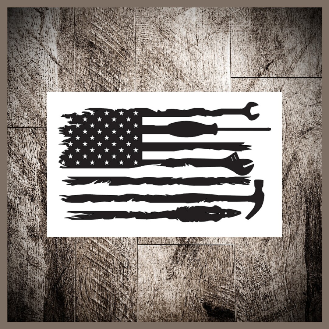 Mechanic American Flag - Tool American Flag - Etsy