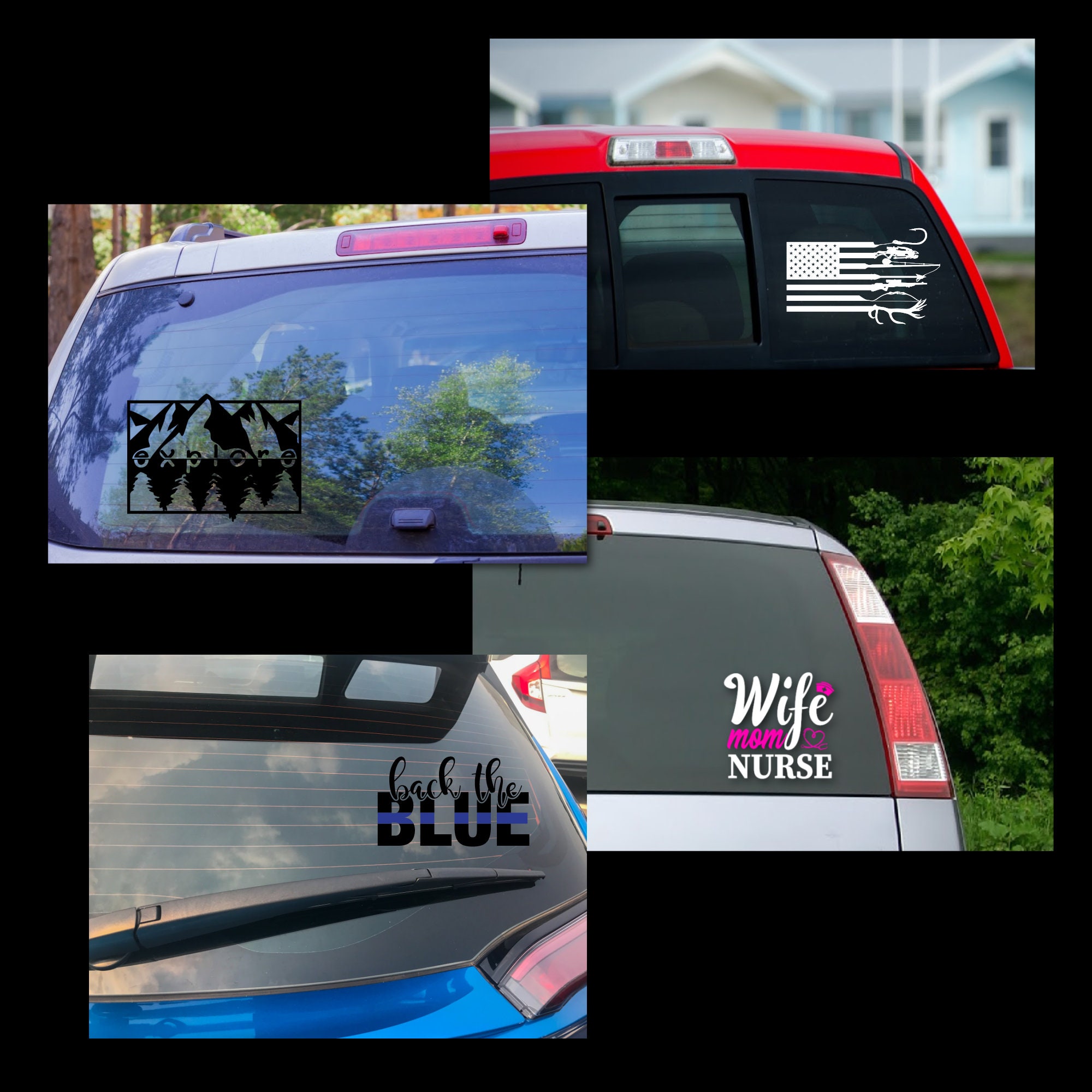Bullet Hunting Decal - Etsy