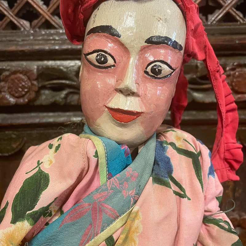 Antique Chinese Puppet Doll - Etsy