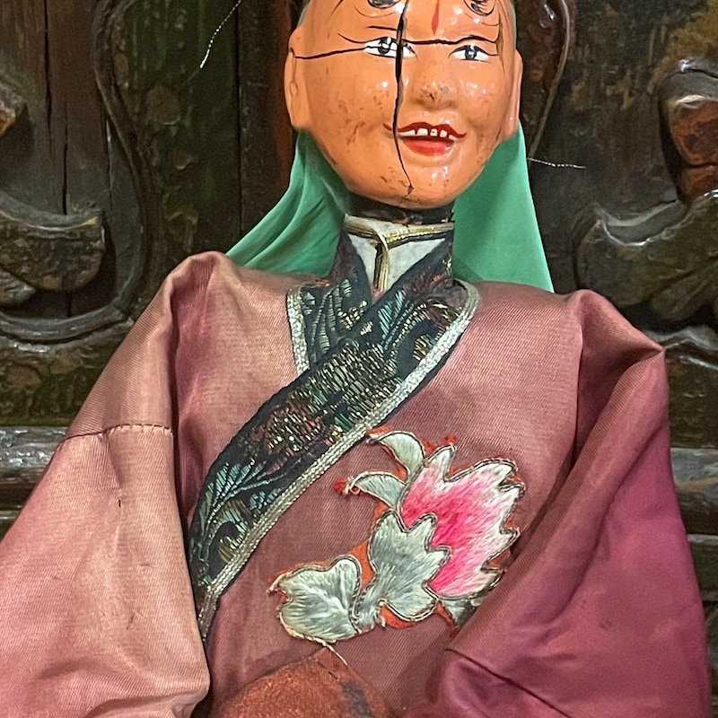 Antique Chinese Puppet Doll - Etsy