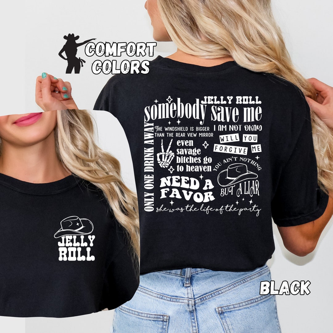 Jelly Country Rapper Songs Comfort Colors Shirt for Women, Music ...