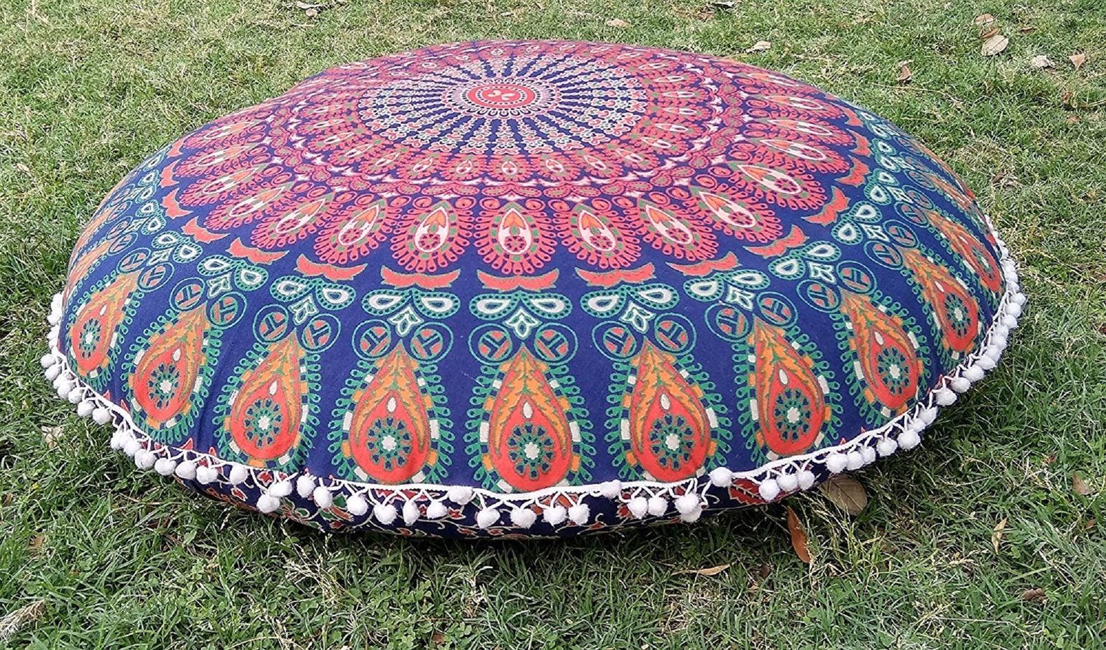 28 Round Cushion Cotton Cushion Cover Floor Pouf - Etsy