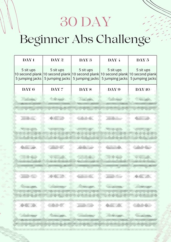 30 Day Jumping Jacks Challenge