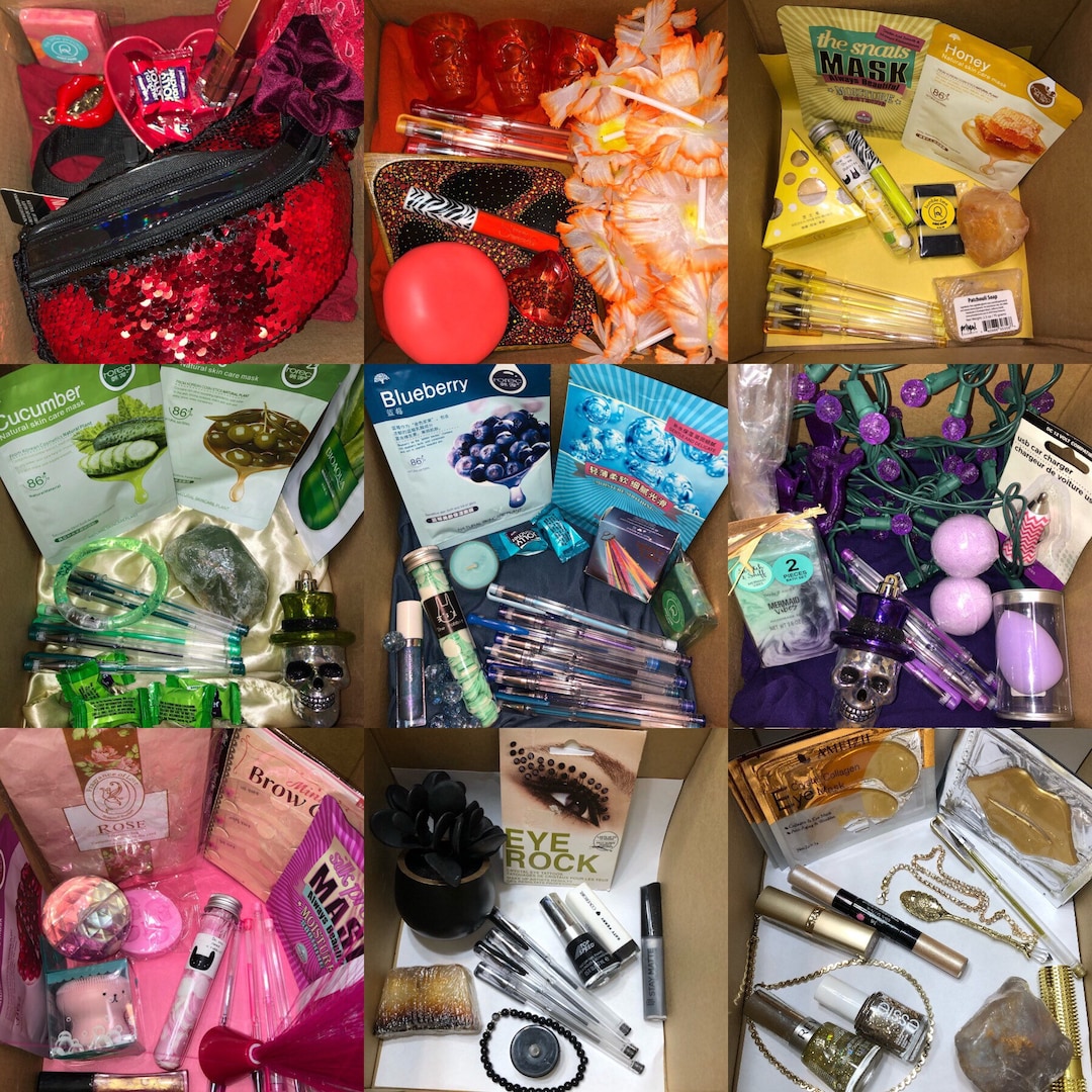 Color Themed Mystery Box CUSTOMIZABLE red Orange Yellow - Etsy