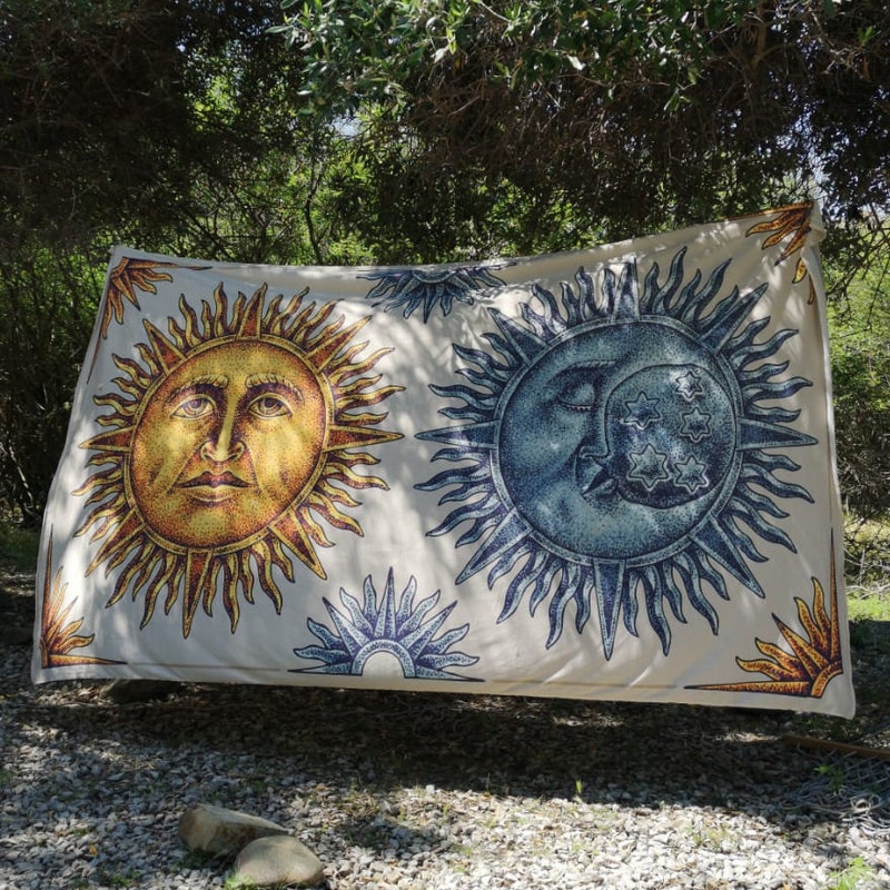 Psychedelic Tapestry - Etsy