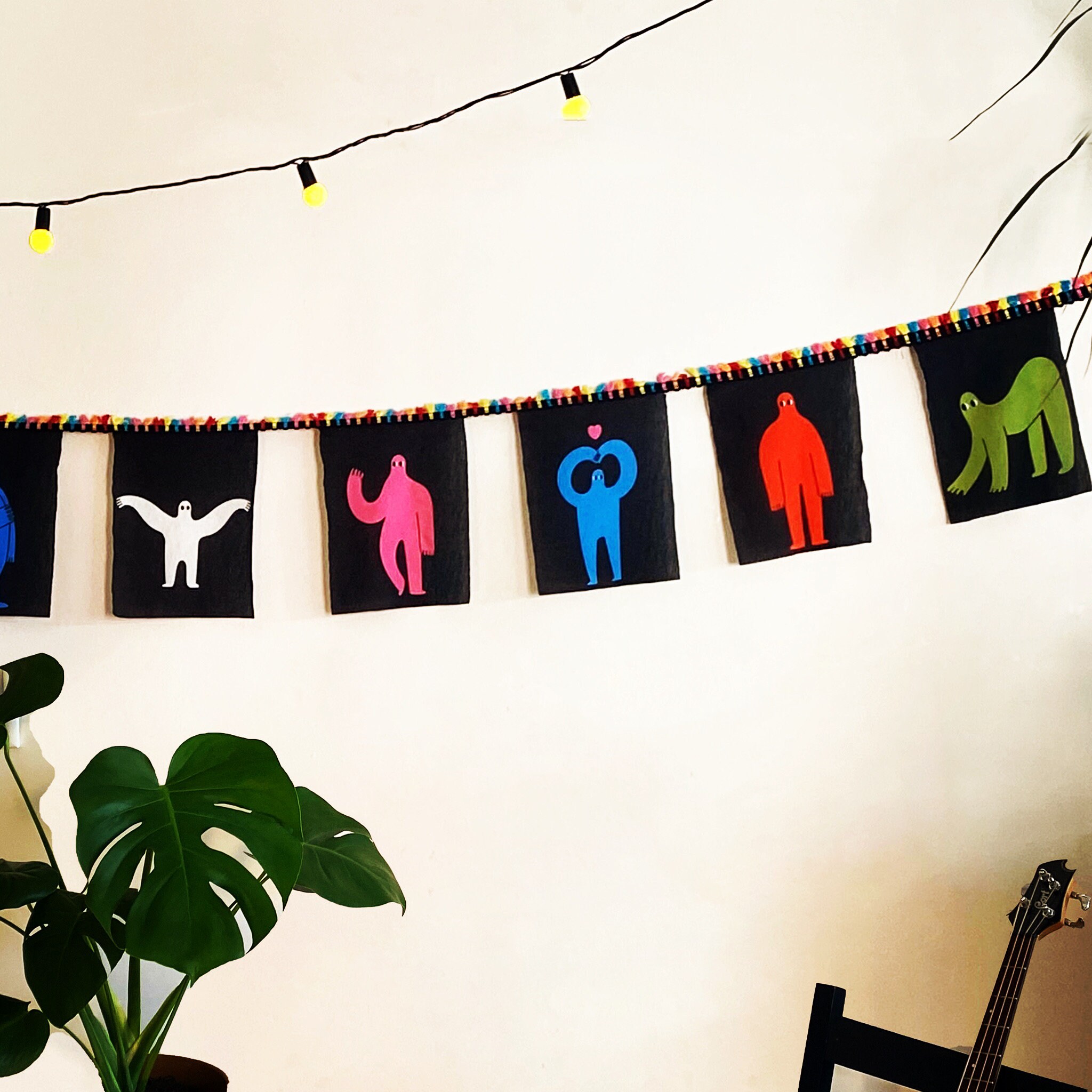 Funny Emoticons Flags Ethnic, Large Size Bohemian Psychedelic - Etsy