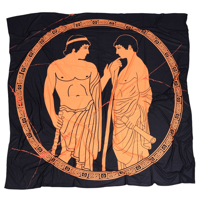 Antique Greek Bohemian Psychedelic Ancient Tapestry Backdrop - Etsy