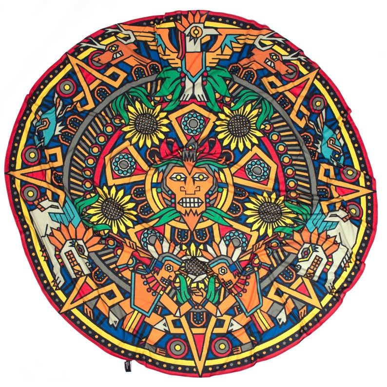 Peaceful Aztec Psychedelic Tapestry Backdrop Wallhanging - Etsy