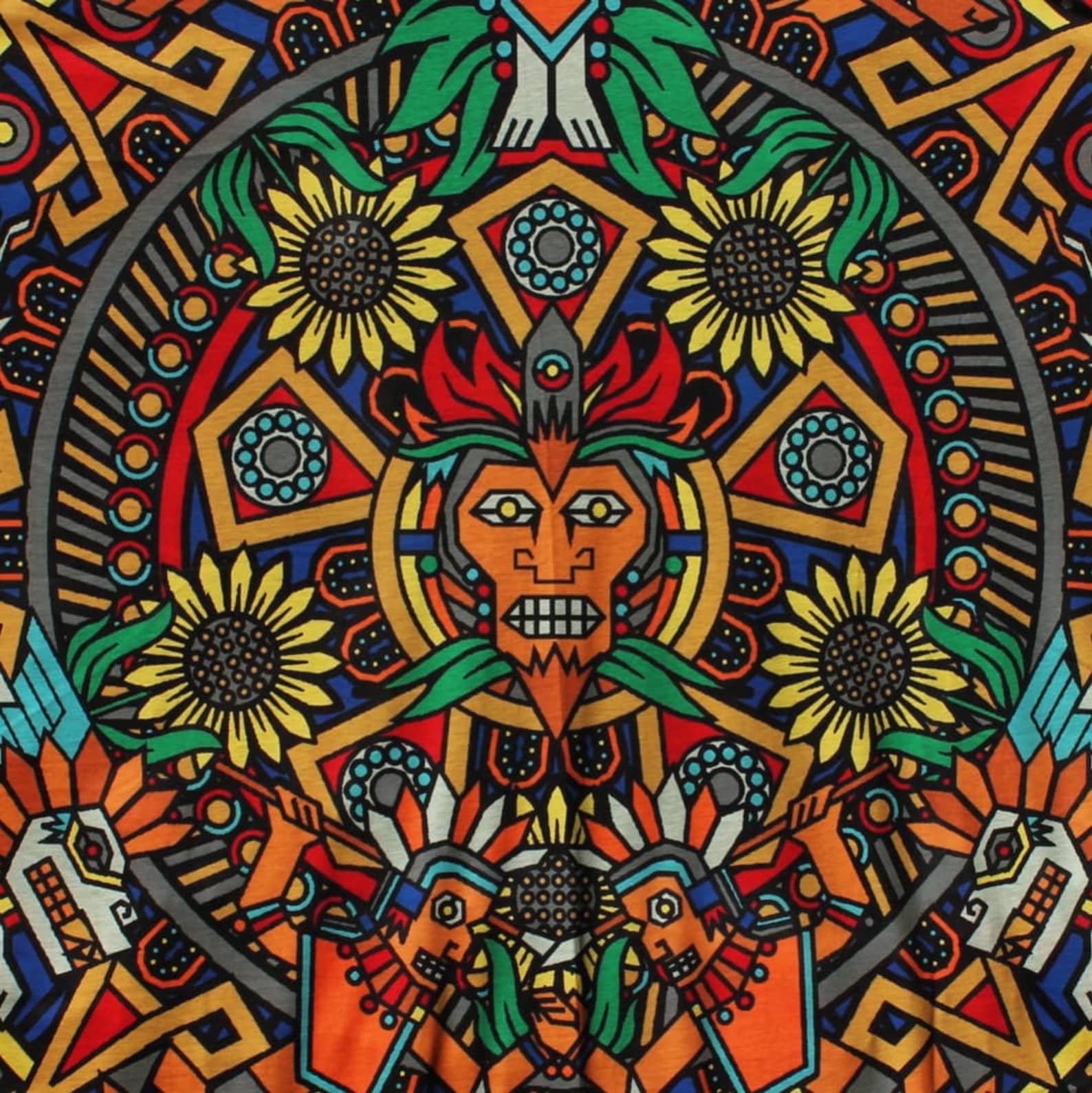 Peaceful Aztec Psychedelic Tapestry Backdrop Wallhanging - Etsy