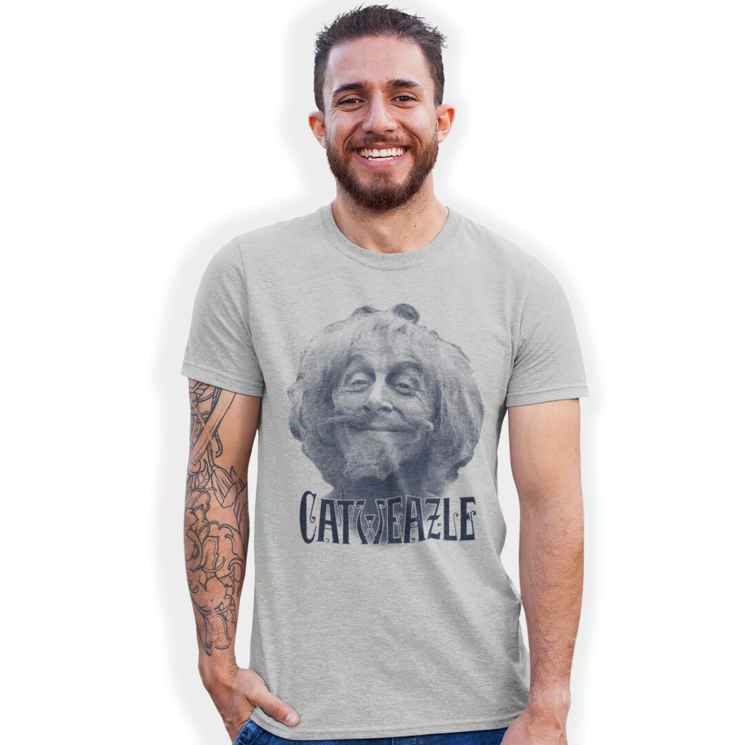 Catweazle T-shirt 70s TV 11th Century Bumbling Wizard Castle Saburac ...