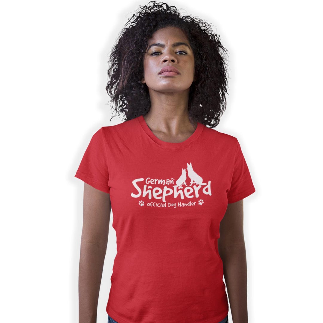 German Shepherd Official Dog Handler T-shirt Dog Lovers Birthday Gift ...