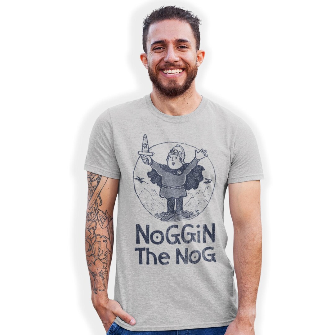 Noggin the Nog T-shirt 70s TV King of the Northmen Viking-age Birthday ...