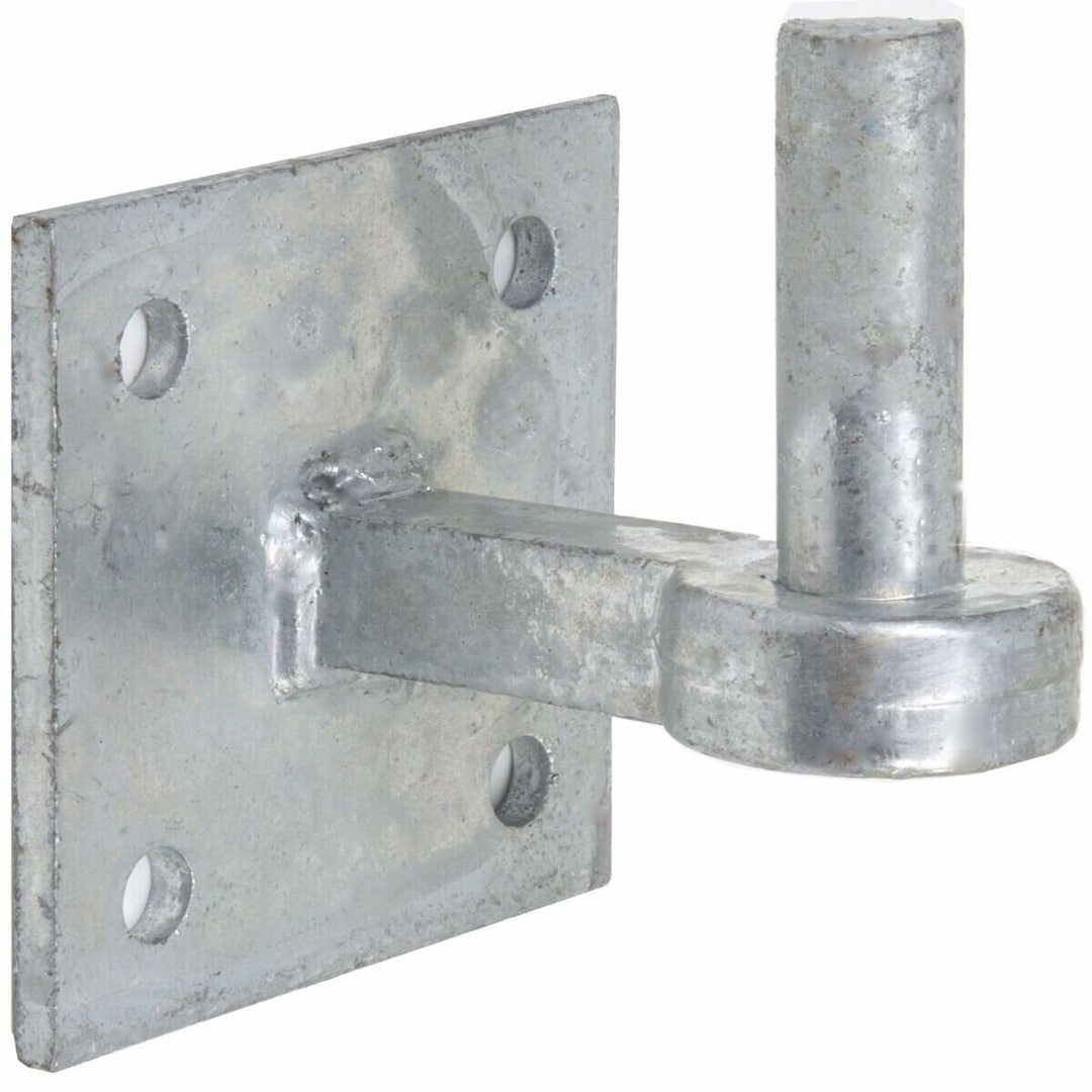 Heavy Duty Galvanised 19mm Hook Plate Farm / Field Gate Square Hanger ...