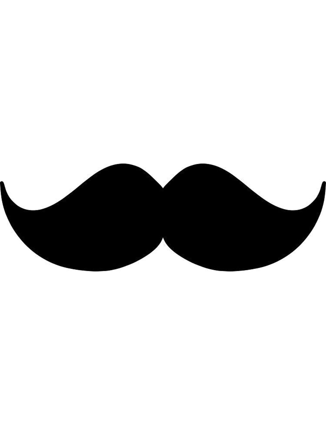 Mustache - SVG, PNG, JPG - Cricut & Silhouette Digital File Instant ...