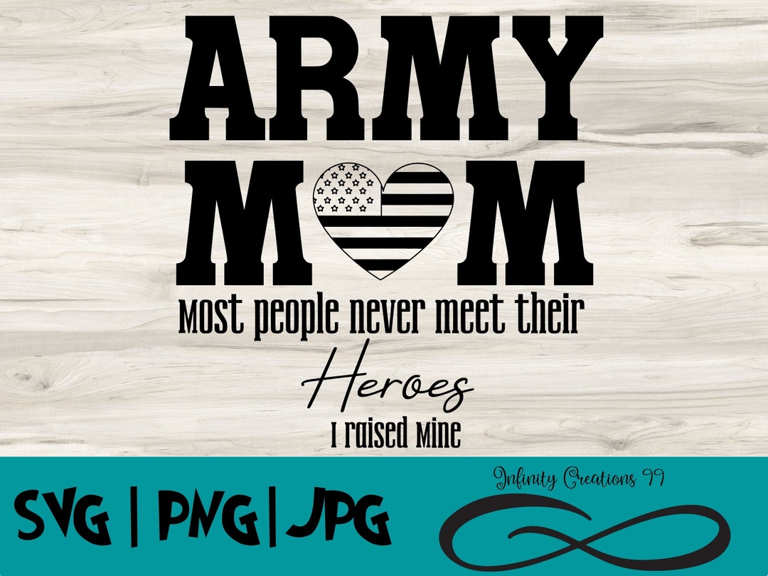 Army Mom Digital File, Army Svg, Military Svg, Military Mom Svg, SVG ...