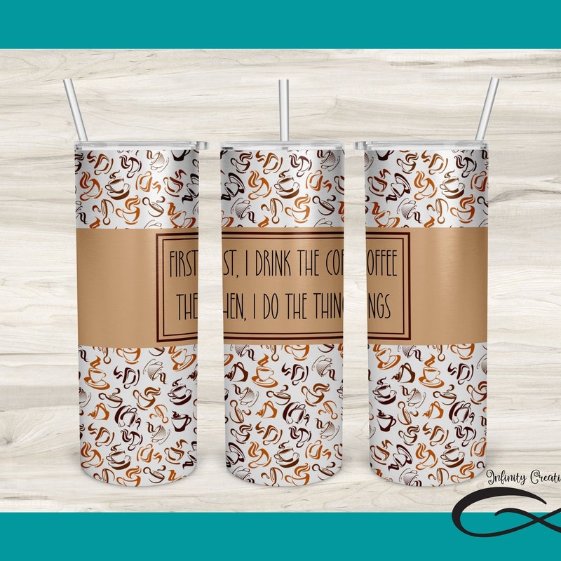 First I Drink Coffee - Etsy