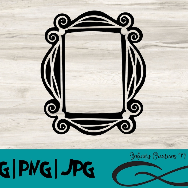 Friends Picture Frame Svg - Etsy