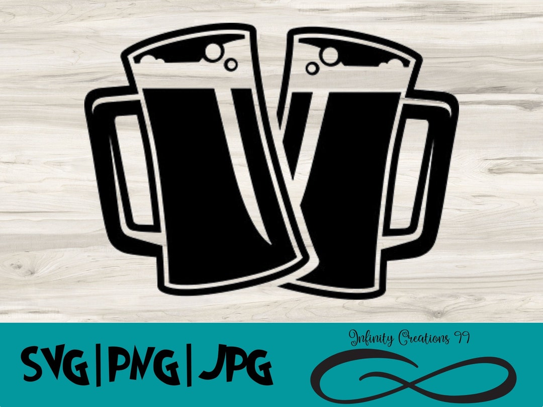 Two Beers SVG PNG JPG Cricut & Silhouette Digital File - Etsy