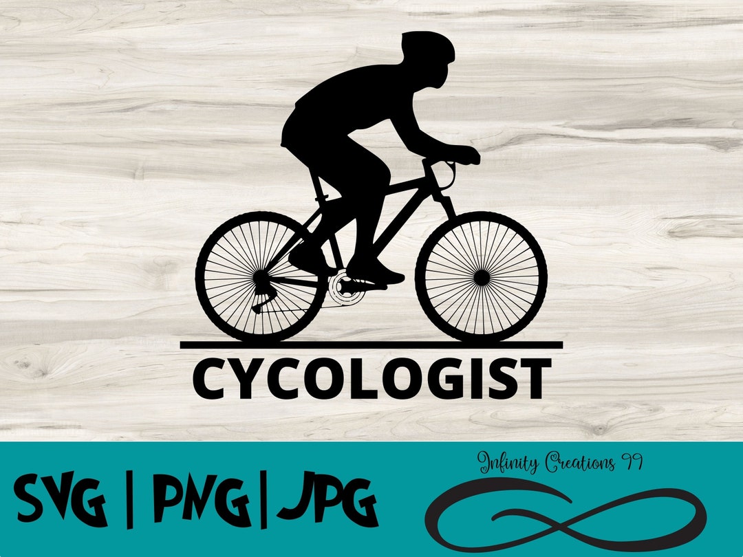 Cyclist Svg, Bicyclist Svg, PNG, Jpg,cricut, Silhouette, Bike SVG ...