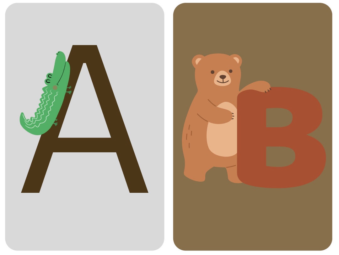 Abc's Flashcards - Etsy
