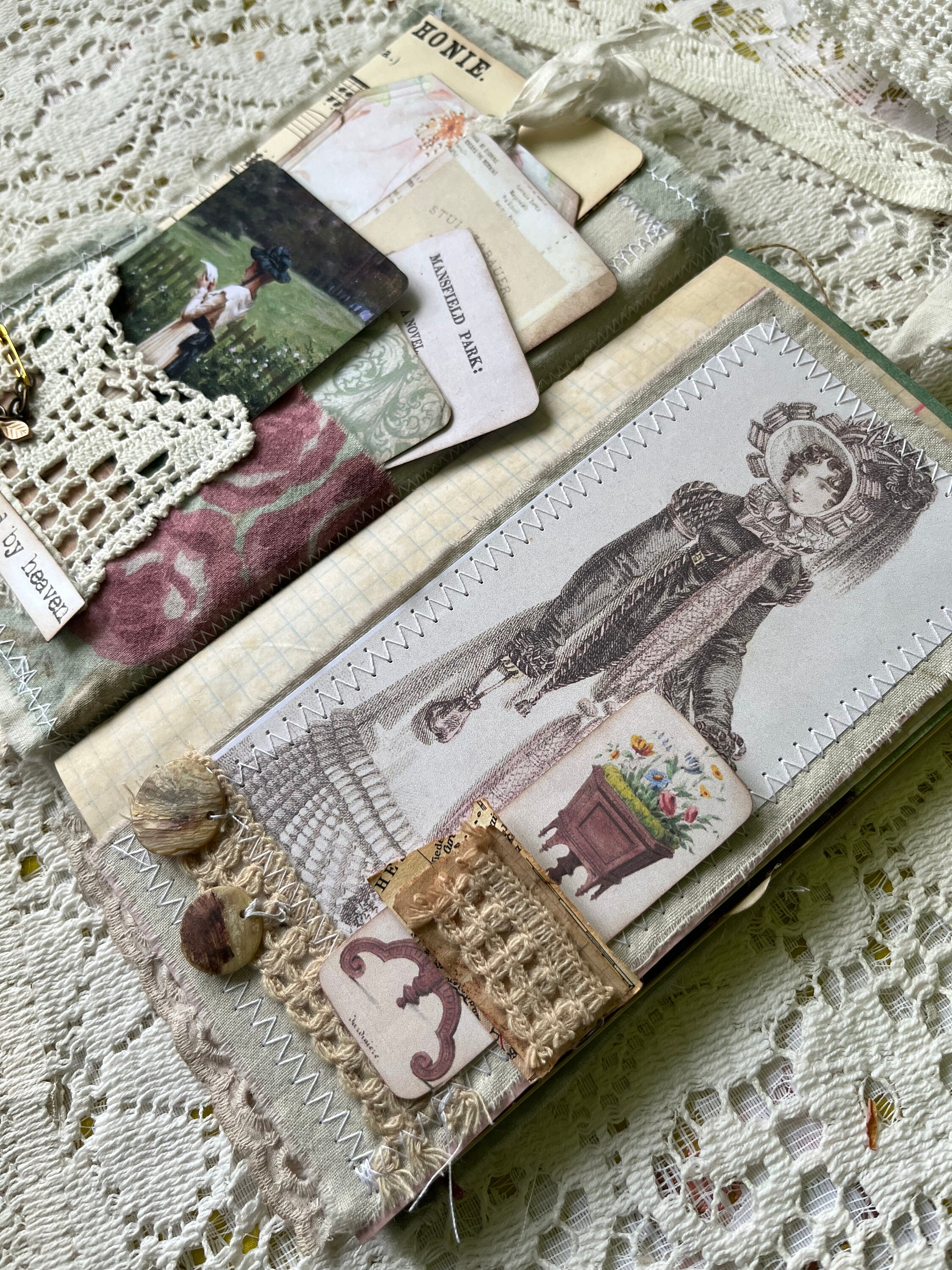 Handmade Blank Junk Journal, Regency Era Junk Journal, Vintage Style ...