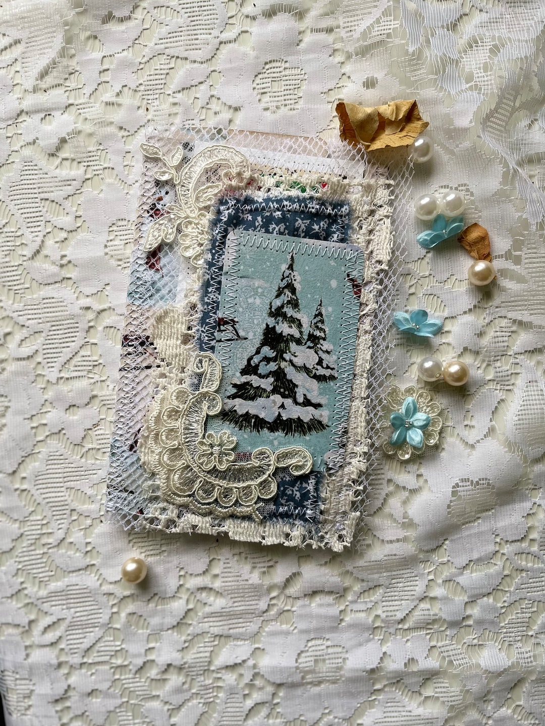 Handmade Winter Themed Cards Folder, Christmas Cards, Winter Themed ...