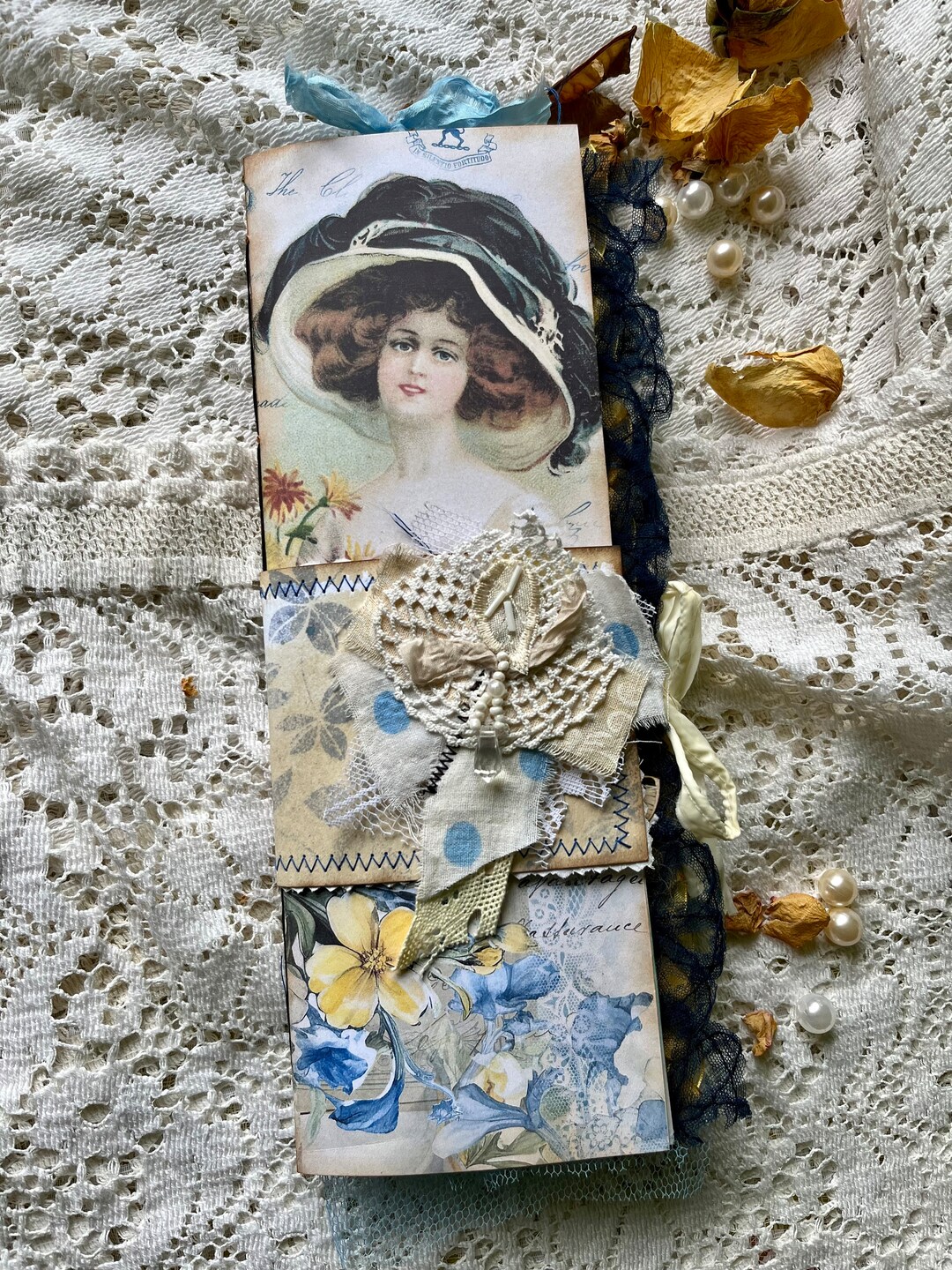 Handmade Tall Junk Journal, Vintage Style Diary. Memory Book - Etsy