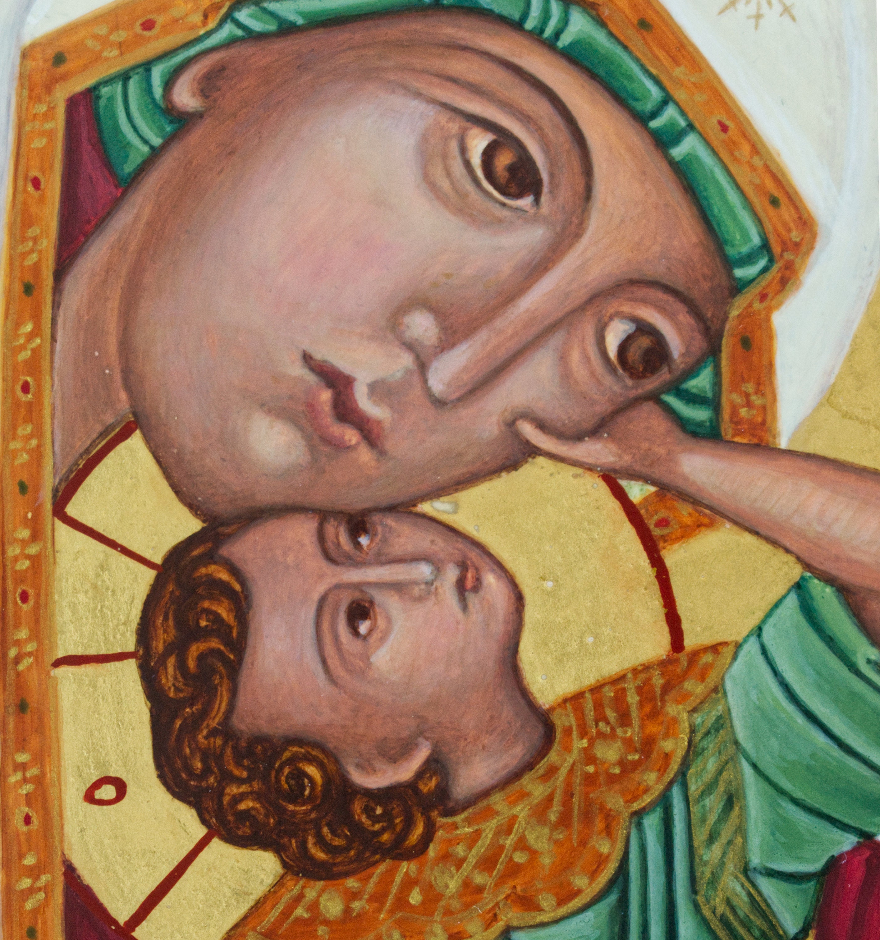 Religious Icon Traditional Hand Painted Egg Tempera Icon of - Etsy UK