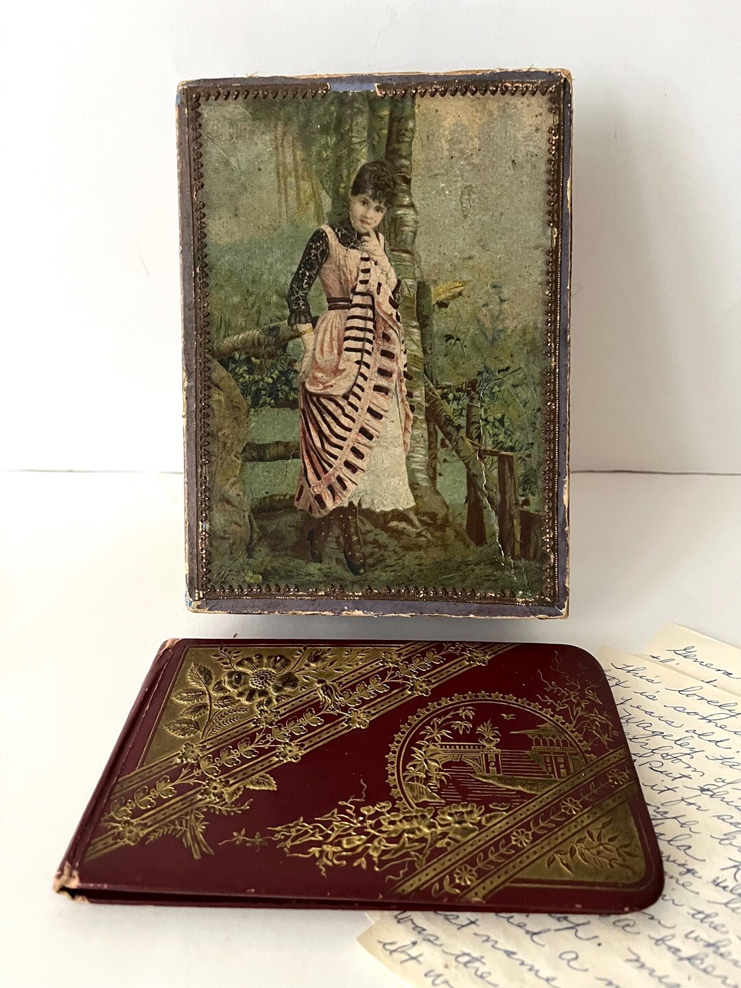 RARE Victorian Autograph Book Album 1884-85 Poetry Handwritten Letters ...