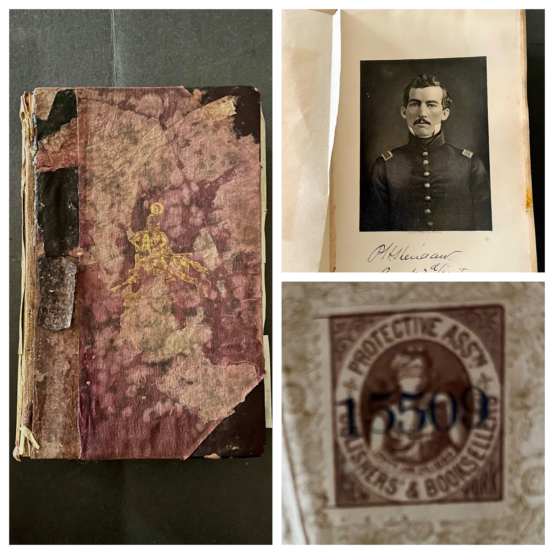 1888 CIVIL WAR General Sheridan Personal Memoirs Union & Native ...