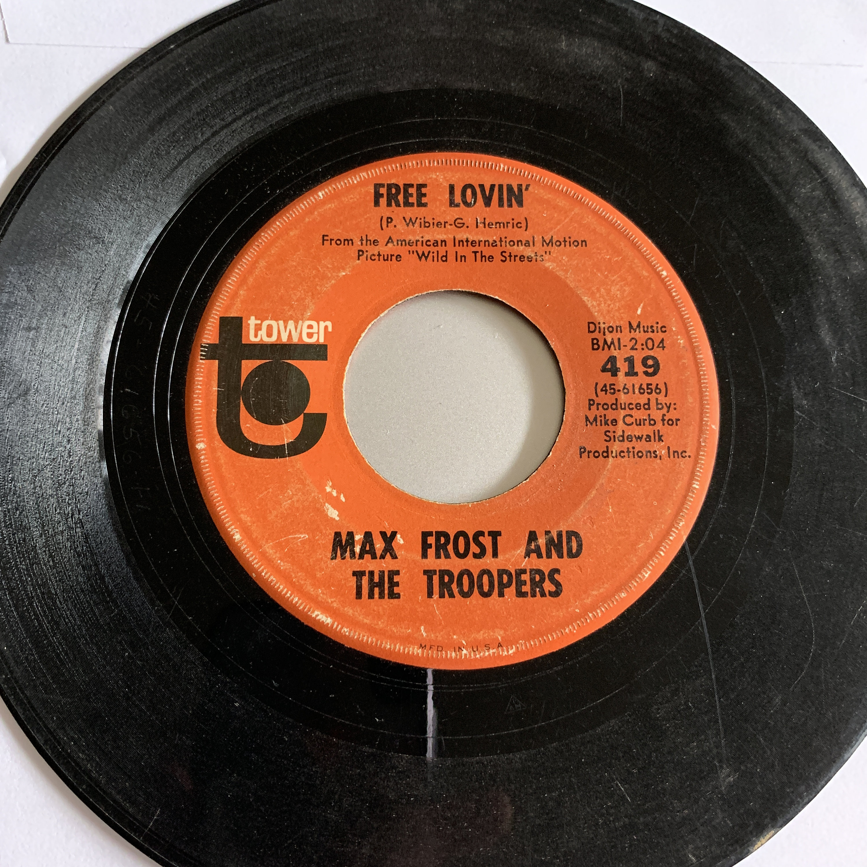 Max Frost and the Troopers - Shape of Things to Come / Free Lovin' - Etsy