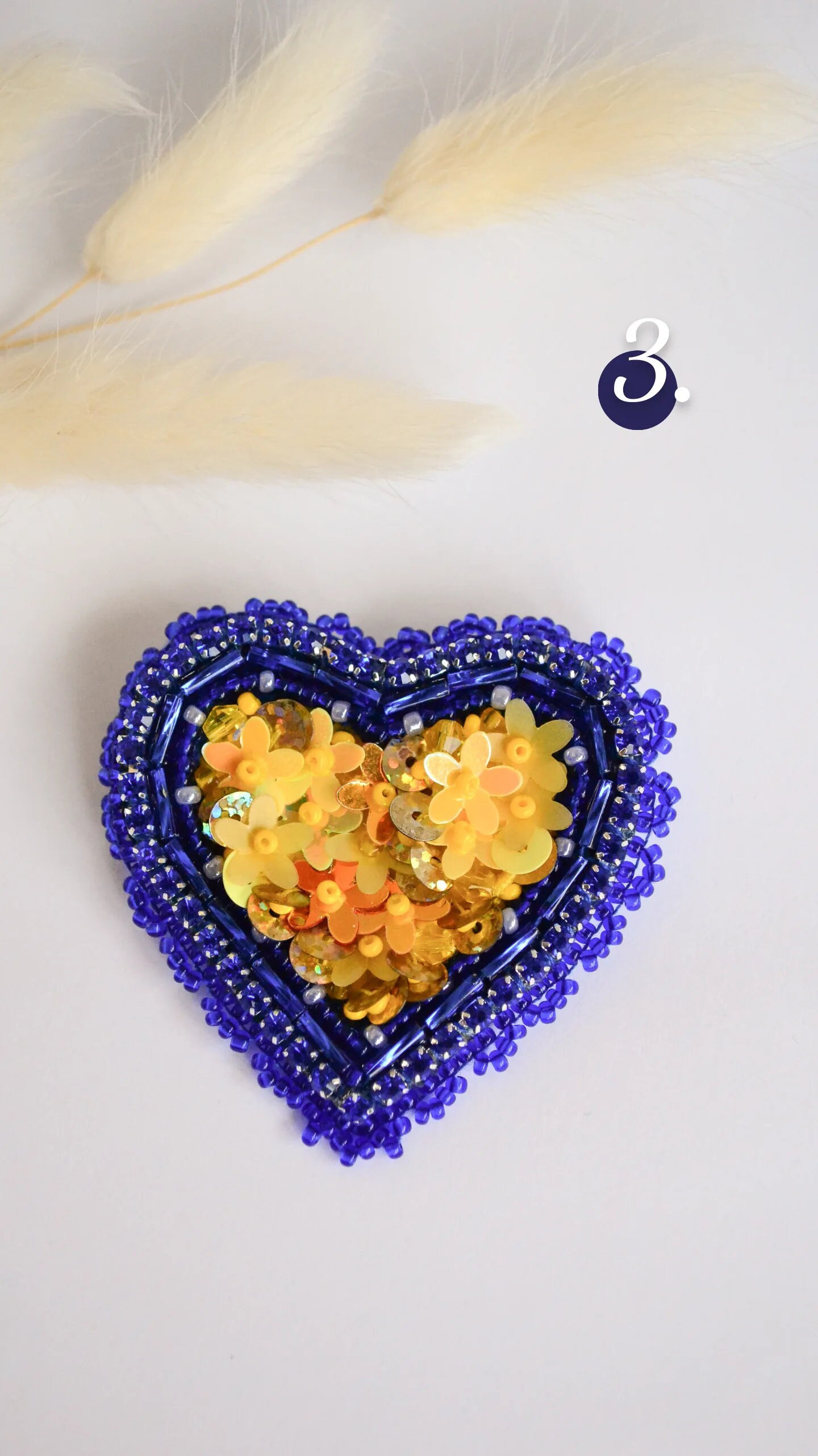 Ukrainian Embroidery Flag Heart Ukraine Pin Brooch Ukrainian | Etsy