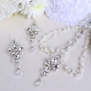 Wedding Tikka Set, Full Silver Tikka, Two Piece Bridal Pearl Tikka ...