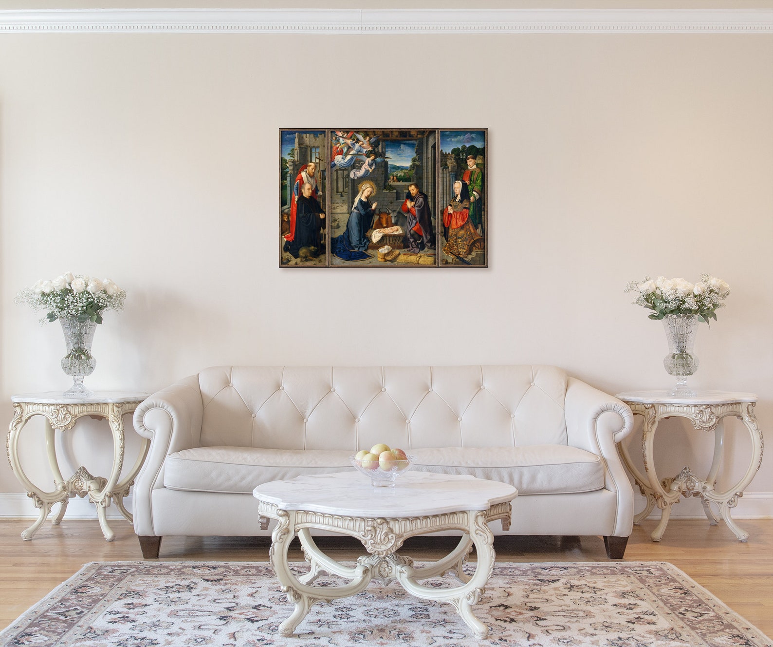 The Nativity Triptych With Donors and Saints Ca. 1510–15 by Gerard ...