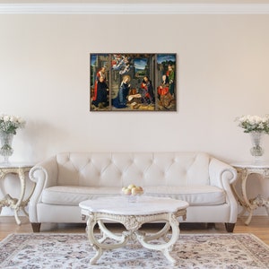 The Nativity Triptych With Donors and Saints Ca. 1510–15 by Gerard ...