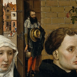 Annunciation Triptych (merode Altarpiece), Ca. 1427–32 by Robert Campin. Beautiful Digitally ...