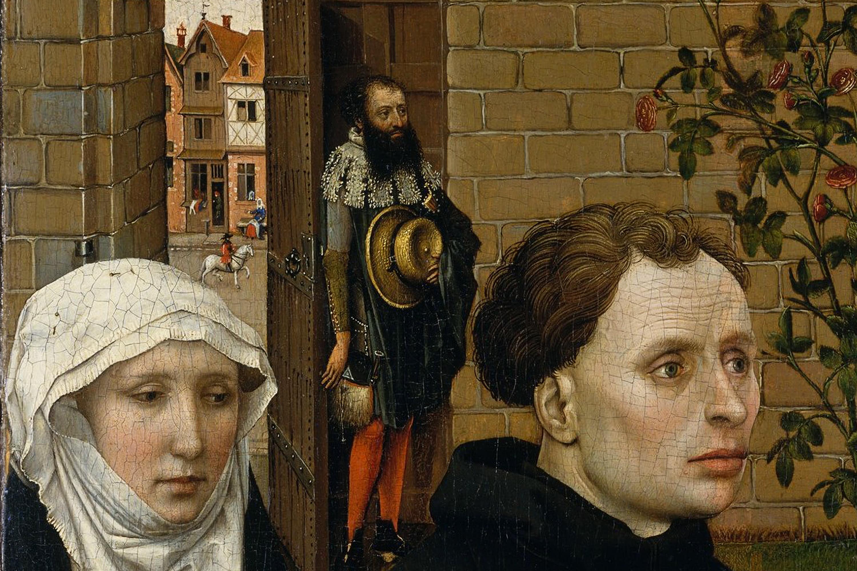 Annunciation Triptych (merode Altarpiece), Ca. 1427–32 by Robert Campin. Beautiful Digitally ...