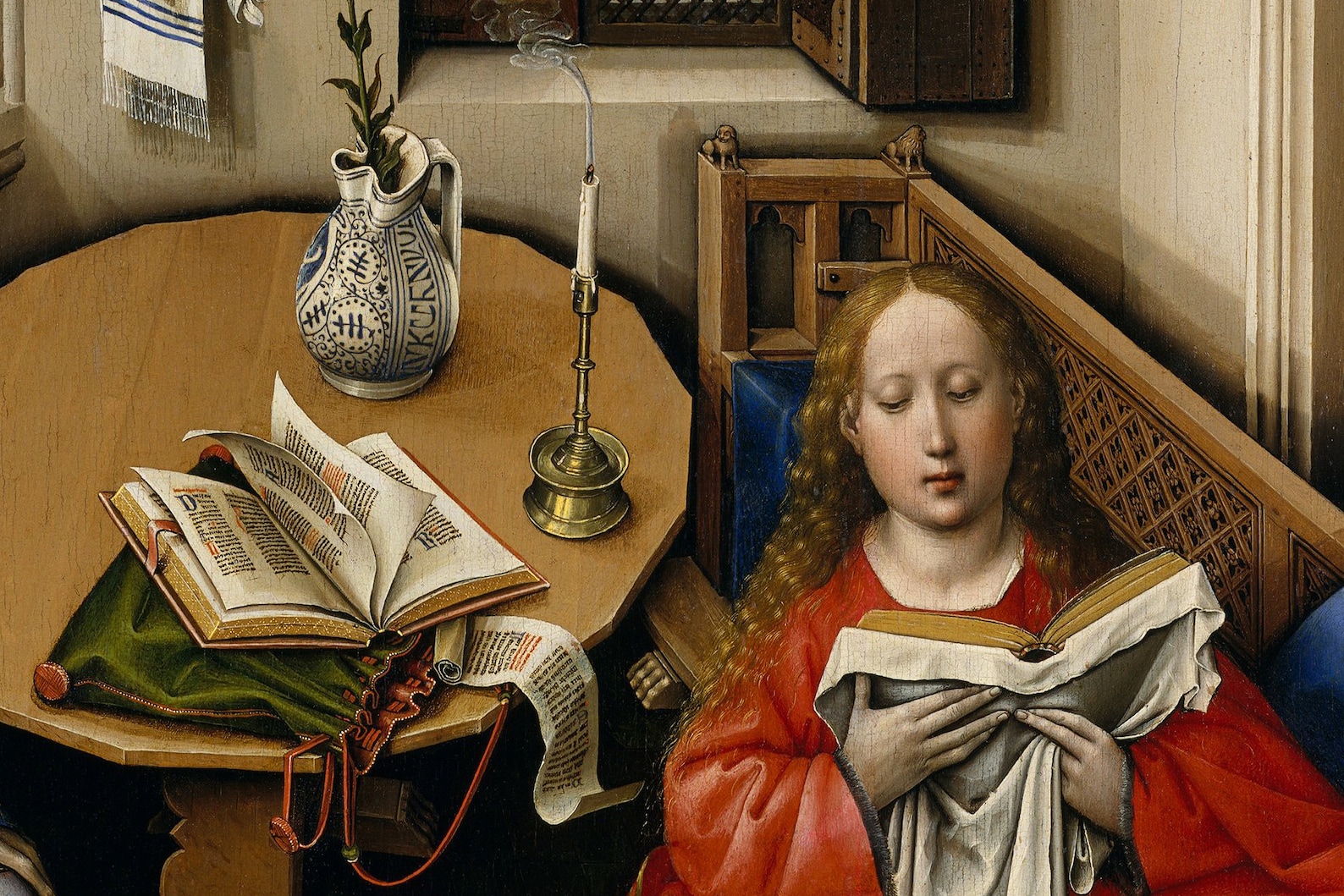 Annunciation Triptych (merode Altarpiece), Ca. 1427–32 by Robert Campin. Beautiful Digitally ...