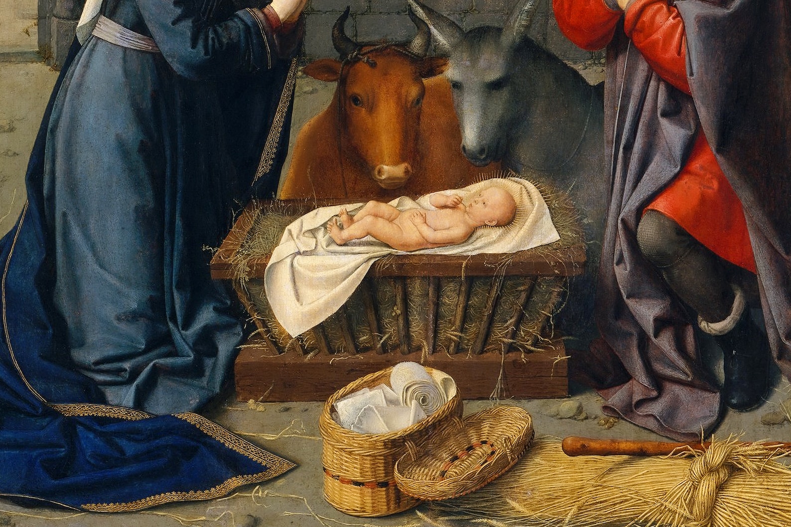 The Nativity Triptych With Donors and Saints Ca. 1510–15 by Gerard ...