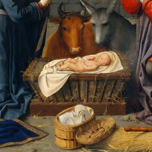 The Nativity Triptych With Donors and Saints Ca. 1510–15 by Gerard ...